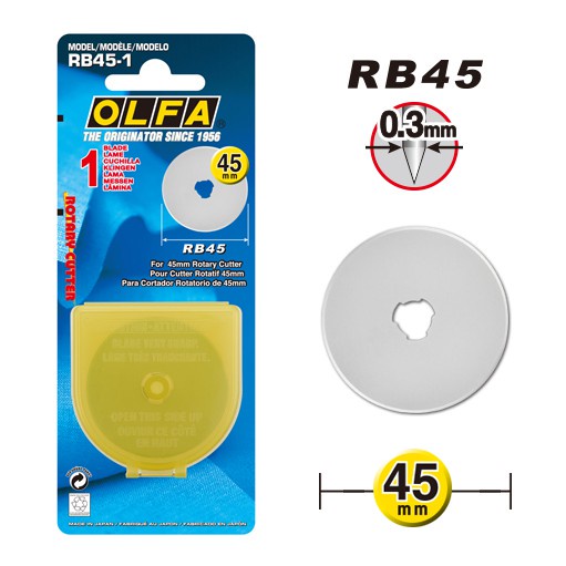 ใบมีดคัตเตอร์ OLFA RB45-1 ขนาด45มม. (1ใบ) | Shopee Thailand