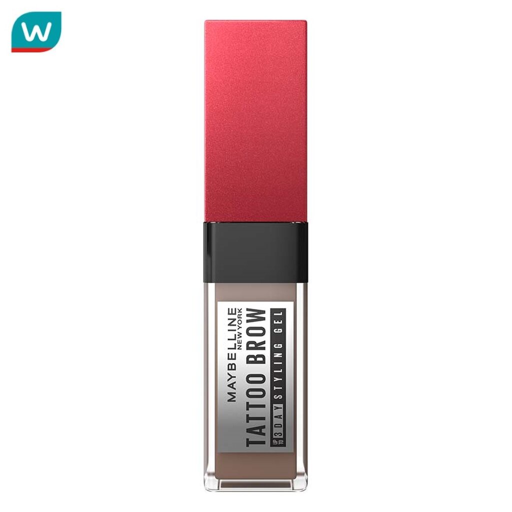 Maybelline เมย์เบลลีน แทททู บราว ทรีดี สไตล์ลิ่ง เจล 6มล. มีเดียม บราว | Shopee Thailand