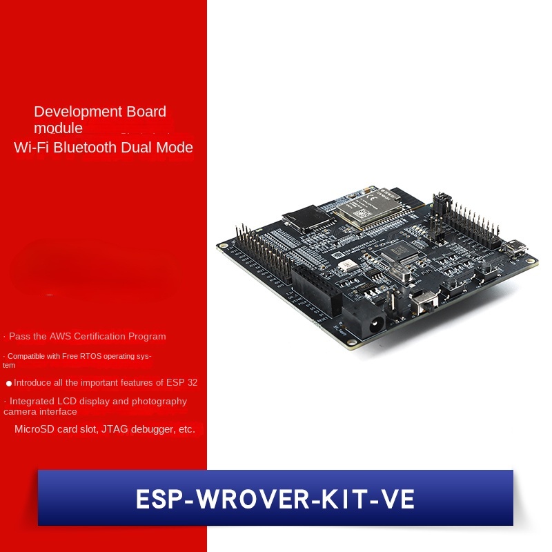 The esp-wrover-kit-ve development board module is equipped with the esp-wrover-e / WiFi module ...