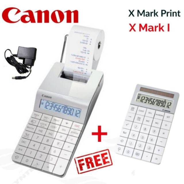 เครื่องคิดเลข CANON X Mark Print White +X Mark I White | Shopee Thailand