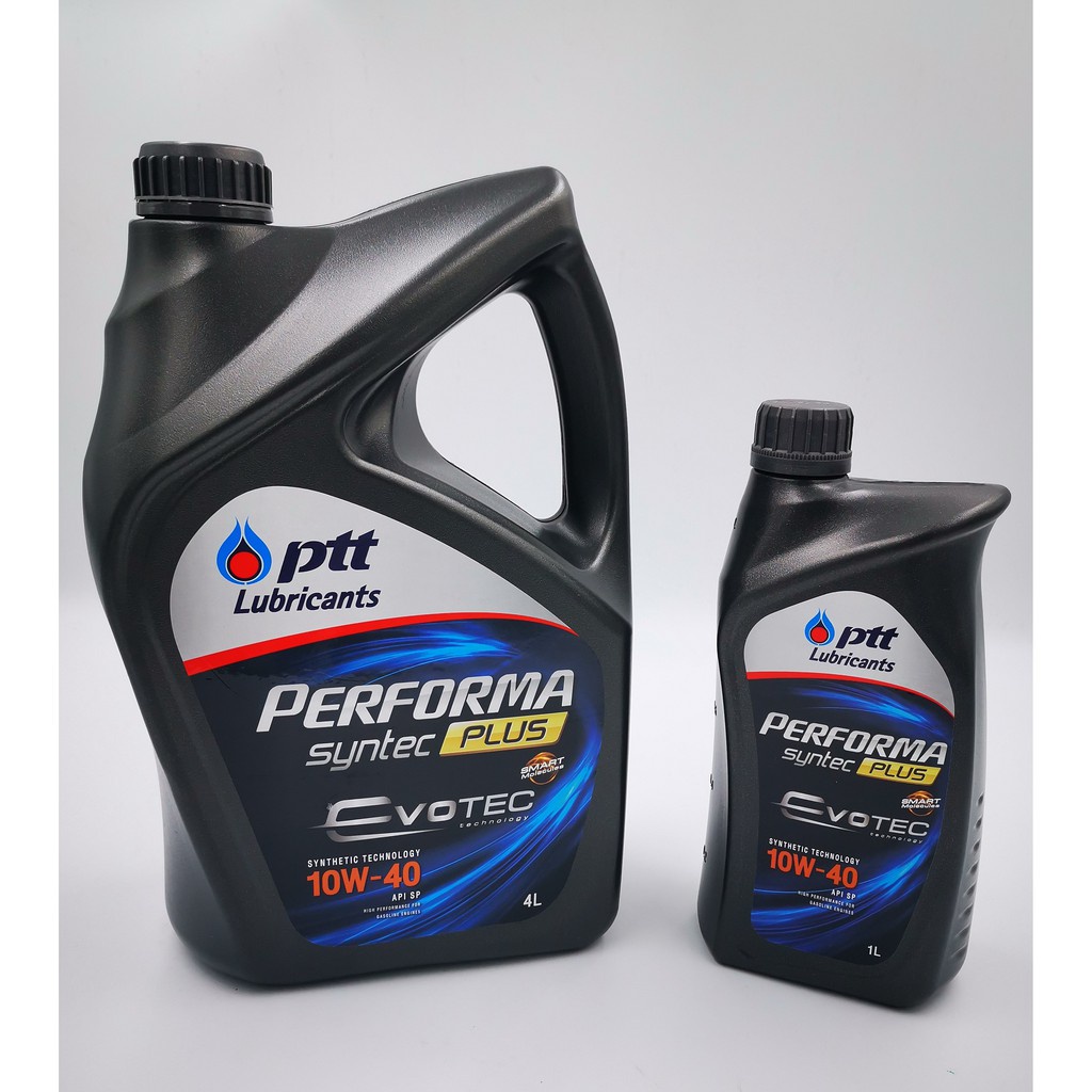 PTT Performa Synthc Plus EVOTEC 10w-40 เบนซิน น้ำมันเครื่องกึ่ง ...