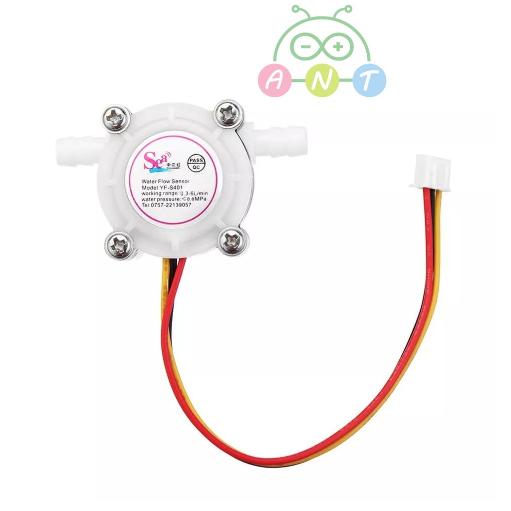 พร้อมส่ง-YF-S401 Coffee machine flow meter water flow sensor 0.3-6 L ...