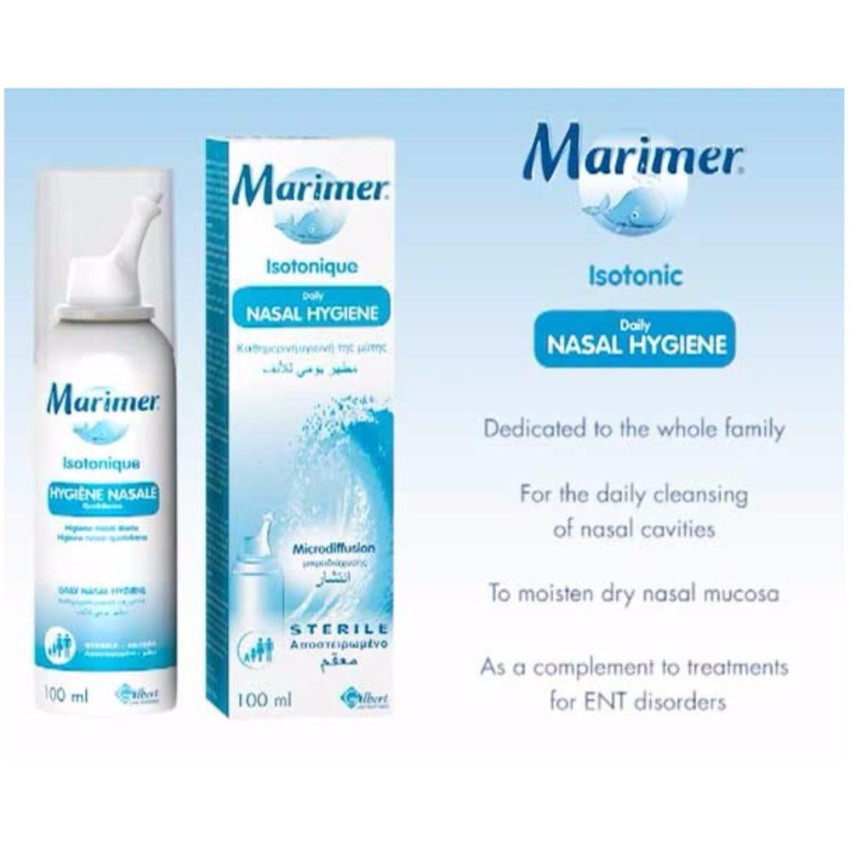 SR Marimer isotonic nasal hygiene มาริเมอร์ ไอโซโทนิค น้ำเกลือพ่นจมูก ...