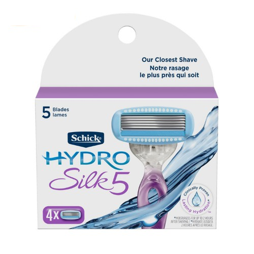 Schick Hydro Silk Moisturizing Razor Blade Refills for Women with ...