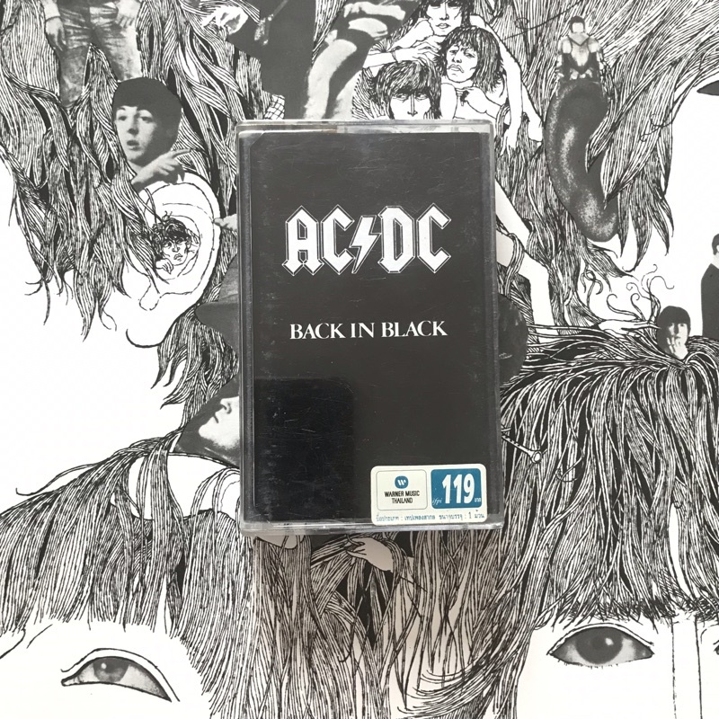 Tape Cassette เทปเพลง AC/DC อัลบั้ม Black in Black | Shopee Thailand