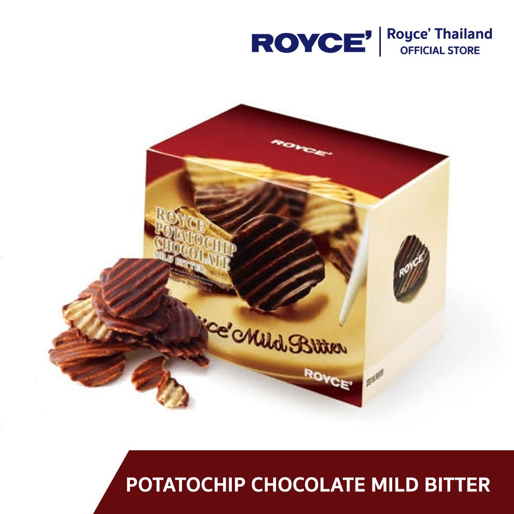 ROYCE' Potatochip Chocolate Mild Bitter โปเตโต้ชิพ ช็อกโกแลต มายด์ บิท ...