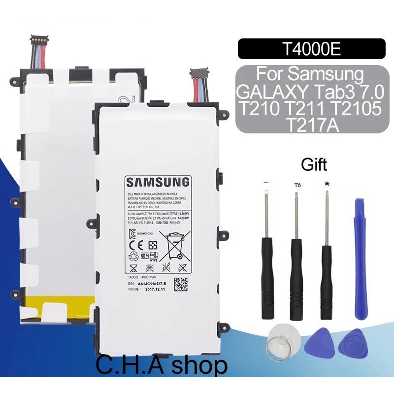 แบตเตอรี่ Samsung Galaxy Tab 3 7.0,SM-T210,T211,P3200 (T4000E) รับ ...