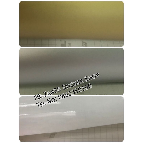 สติ๊กเกอร์ Oracal series 651 สีบรอน#090 สีทอง#091 สีใส (Sticker ...