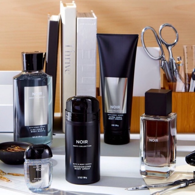 Bath & Body Work Men's Collection ( NOIR ) Body Cream/2 in 1 Body Wash ...