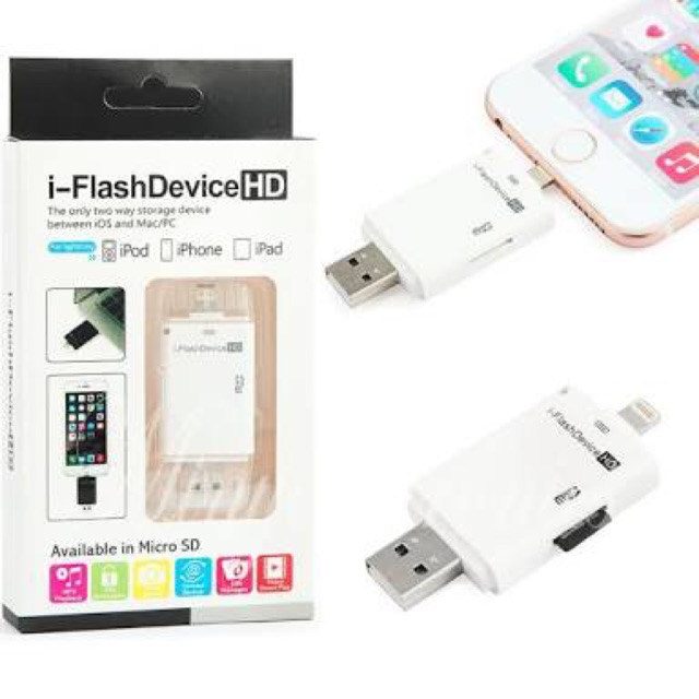 i-FlashDrive Device HD USB memory stick สำหรับเพิ่มความจำ iPhone/iPad ...