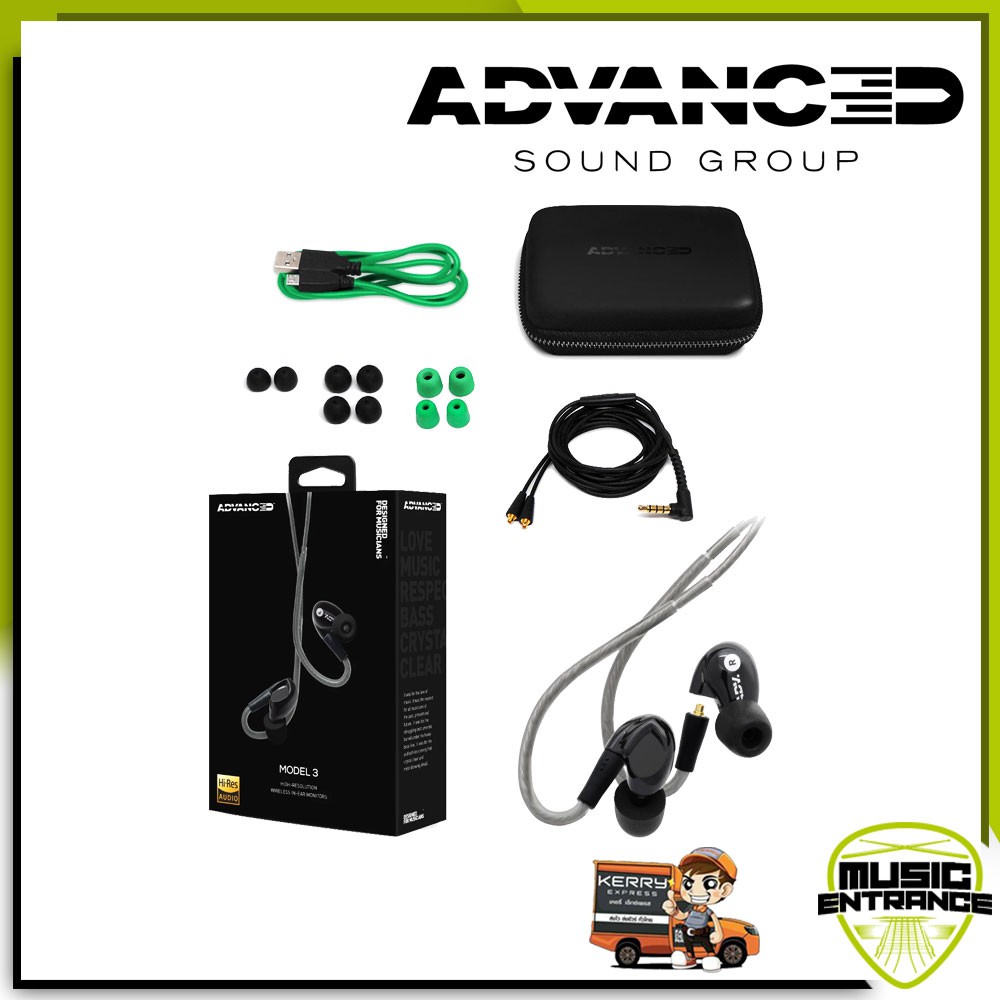 Advance Sound หูฟัง Hi-resolution Wireless In-ear Monitors รุ่น Model 3 ...