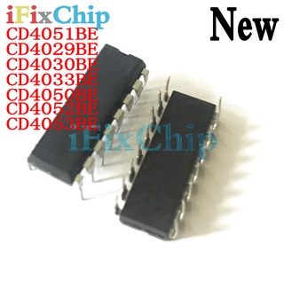 10PCS CD4051BE CD4051 DIP DIP-16 CD4029BE CD4030BE CD4033BE CD4050BE CD4052BE CD4053BE CD4029 ...