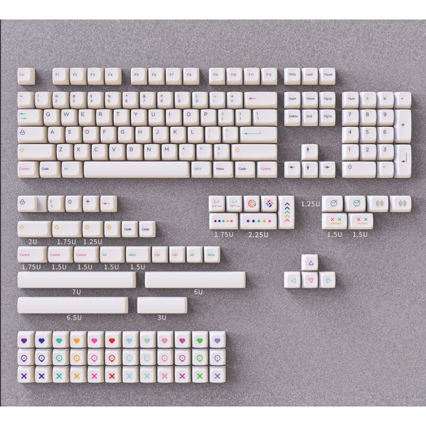 KBDFANS NP PBT CRAYONS KEYCAPS SET 181 Keys ใส่ได้ทุกขนาด ของแท้จาก ...