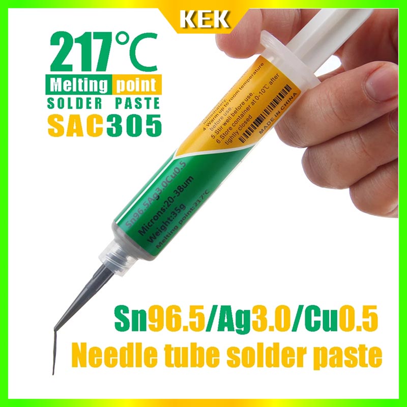 ตะกั่วบัดกรีฟรี Sn96.5Ag3.0Cu0.5 จุดหลอมเหลว 217°C ซ่อมบัดกรีวาง PCB ...