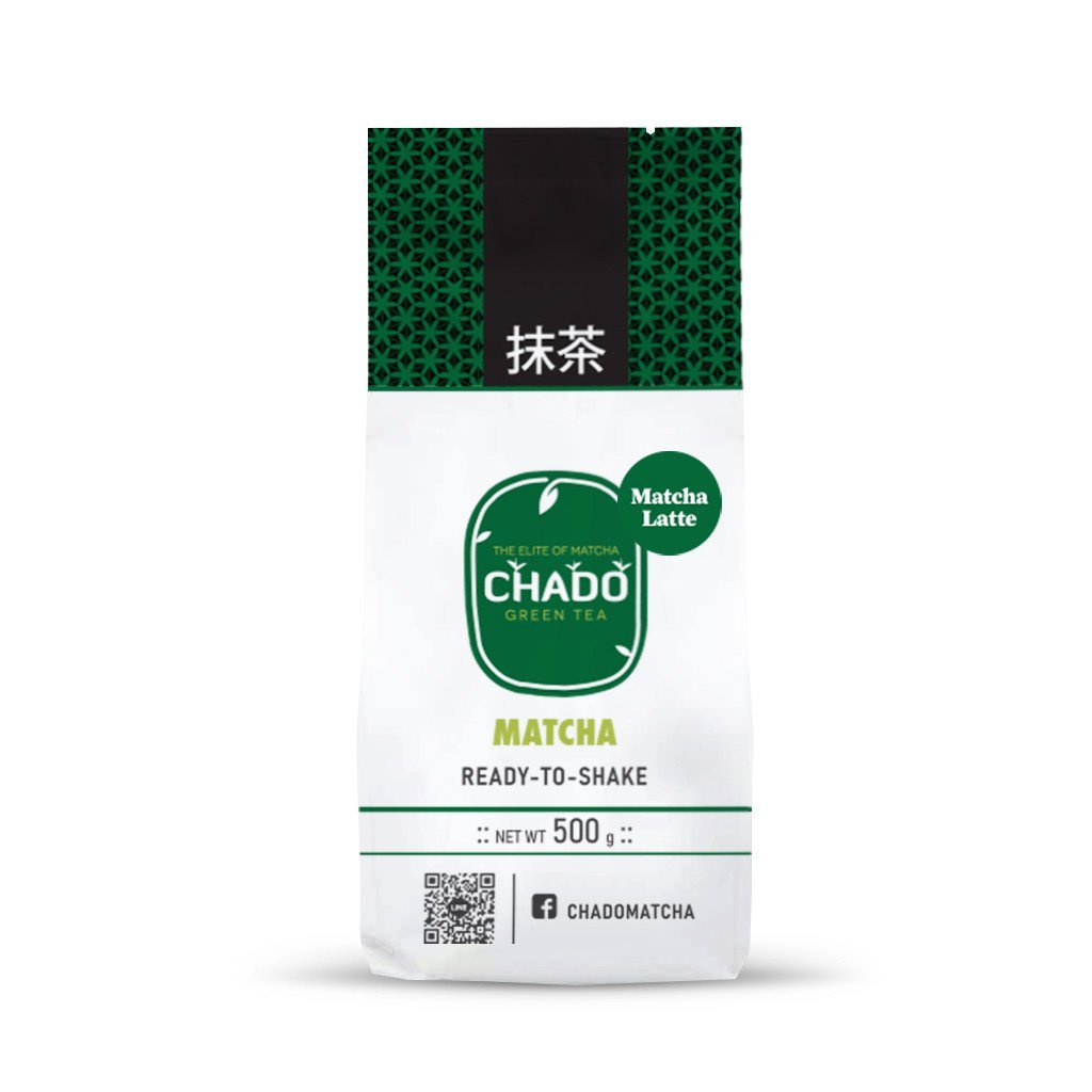 CHADO Matcha Latte ชาโดะผงชาเขียวมัทฉะลาเต้ จากญี่ปุ่น ขนาด 500 กรัม HjMX | Shopee Thailand