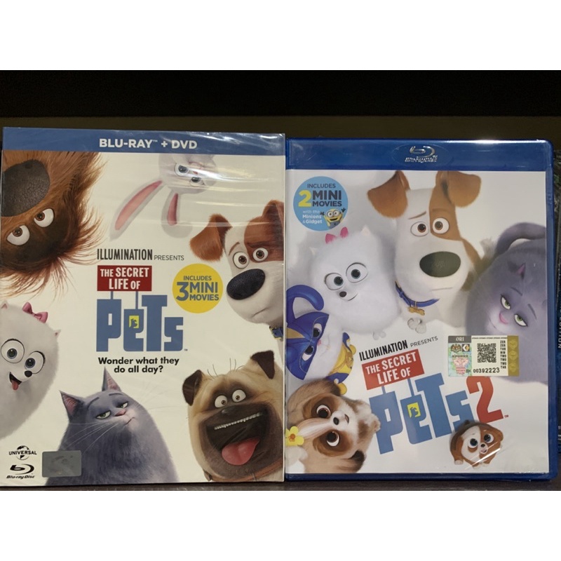 ( Pets ) Blu-ray แท้ การ์ตูน เรื่อง Pets ครบ 2 ภาค มีเสียงไทย บรรยายไทย ...