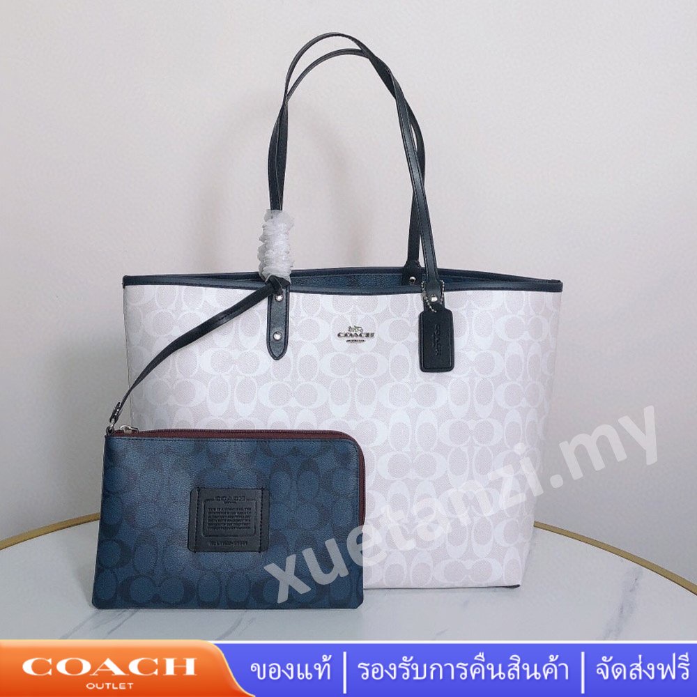 Coach กระเป๋าถือผู้หญิง 91381 สิริ กระเป๋าสะพายไหล่ | Shopee Thailand