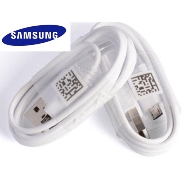 สายชาร์จเร็ว Samsung แท้ 100% Micro USB 2.0 รองรับรุ่น S4/S6/S7/Note5/Edge/Note3 /J3/J5/J7/A3/A5 ...