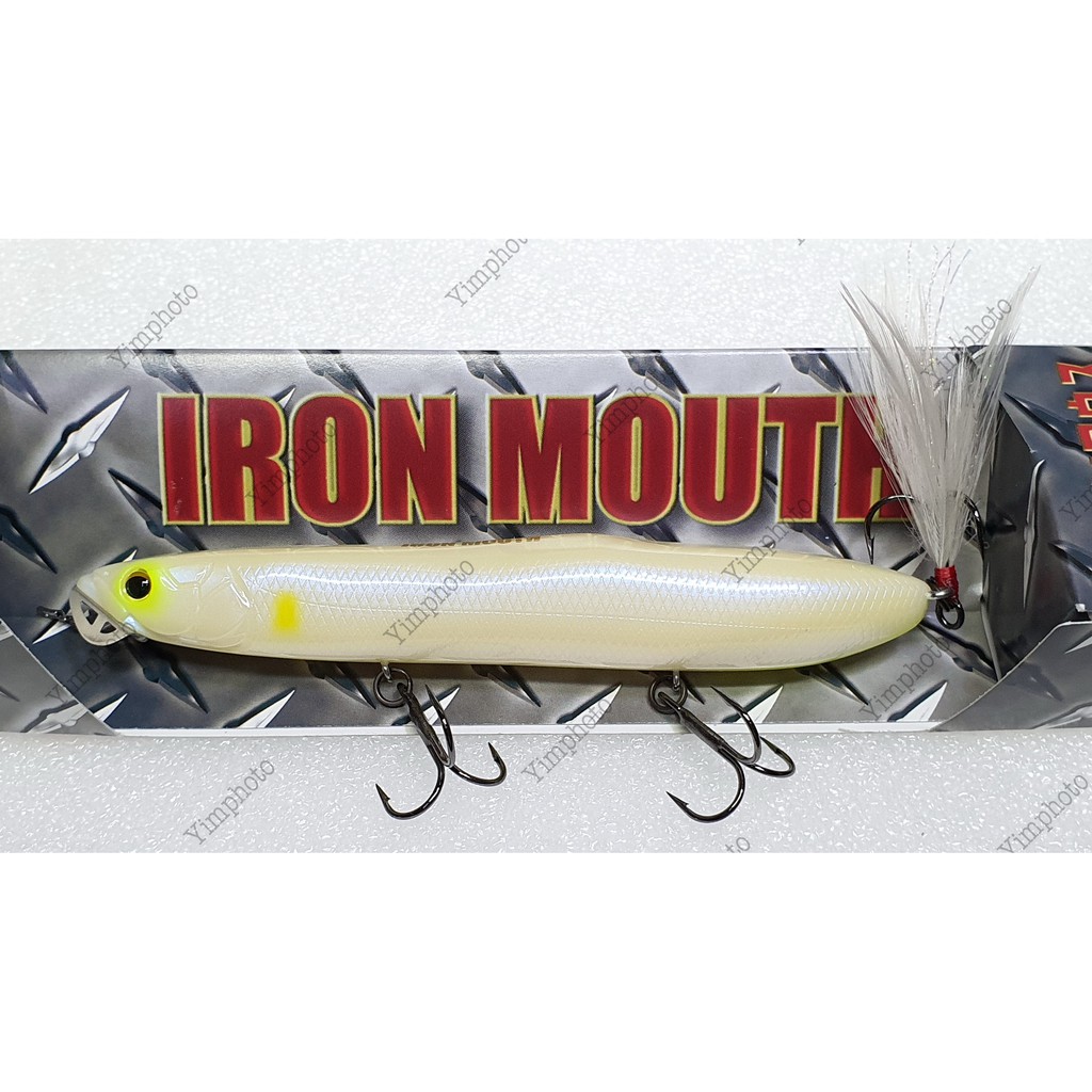 Imakatsu Iron mouth 128mm. 25g. ของแท้ 100% เหยื่อปลอม ไอร่อนเมาท์ ...