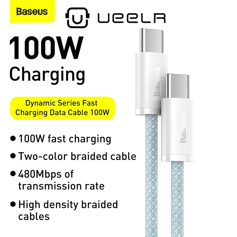 Baseus Dynamic Series สายชาร์จ Type C To Type C 100w Fast Charging Data