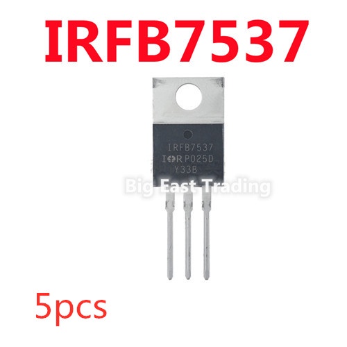 5pcs IRFB7537 IRFB7537PBF New Original TO-220 60V 173A,guaranteed ...