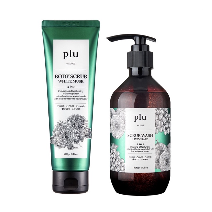 Plu Body Scrubครีมอาบน้ำสุดฮิตจากเกาหลี | Shopee Thailand