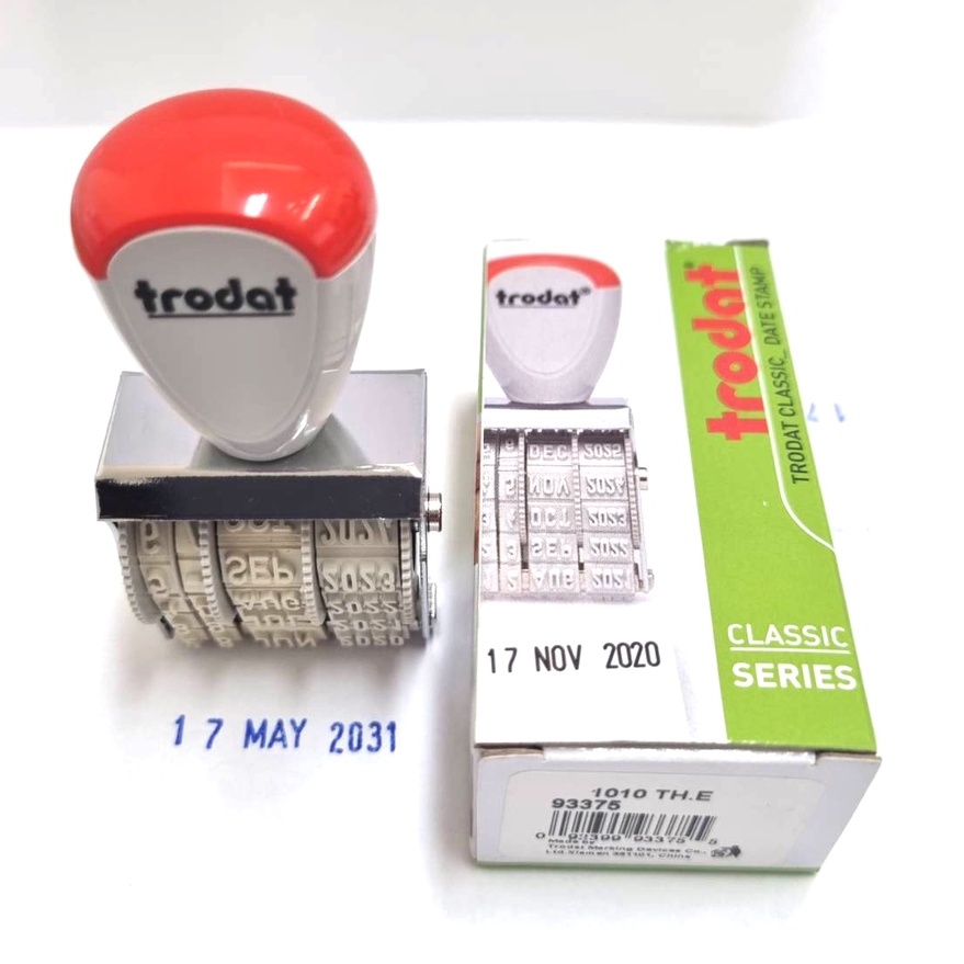 trodat TR-1010 ตรายางวันที่ ด้ามธรรมดา มีทั้งเลขไทยและภาษาอังกฤษ ...