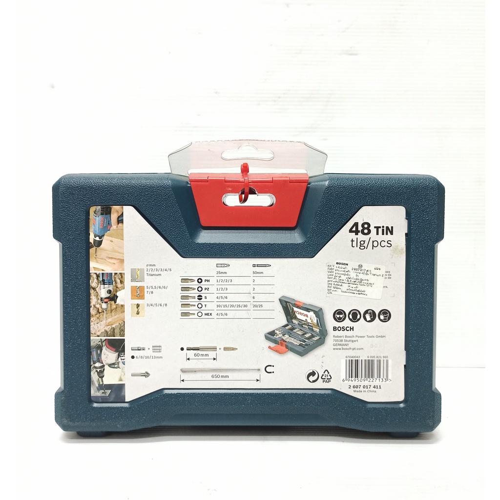 Bosch รุ่น 2607017411 ชุด V-LINE-TITANIUM ดอกเจาะ 48 ชิ้น | Shopee Thailand