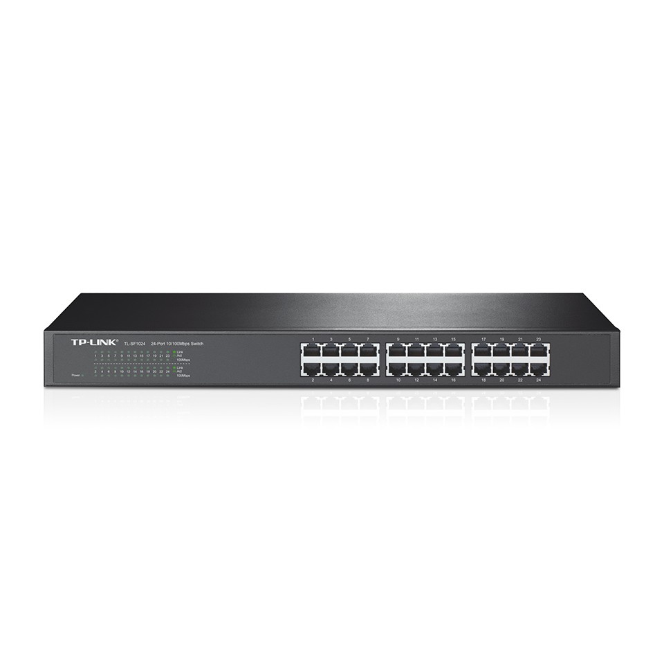 TP-LINK TL-SF1024 24-Port 10/100Mbps Rackmount Switch | Shopee Thailand