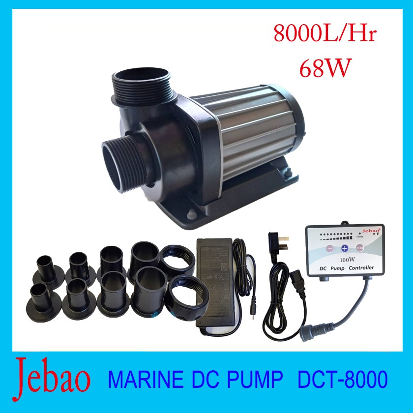 Jebao MARINE DC DCT-8000 ปั้มน้ำ 68W 4.5M มาพร้อมแผงควบคุมแรงดันของน้ำ ปรับระดับความแรง-เบาได้ ...