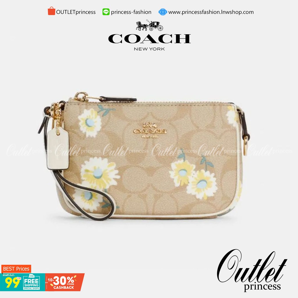 ไอเทมห้ามพลาดจร้าา COACH NOLITA SIGNATURE WITH DAISY PRINT ((C3357)) พร้อมส่งที่ไทย รุ่นต้องมี ...