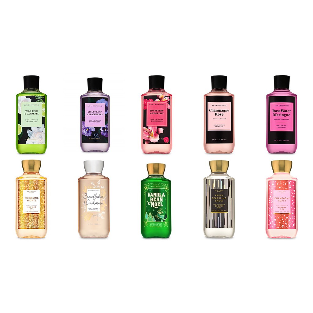 Set5 Bath And Body Works Shower Gel 295ml เจลอาบน้ำผสมน้ำหอมสุดฮิตจาก