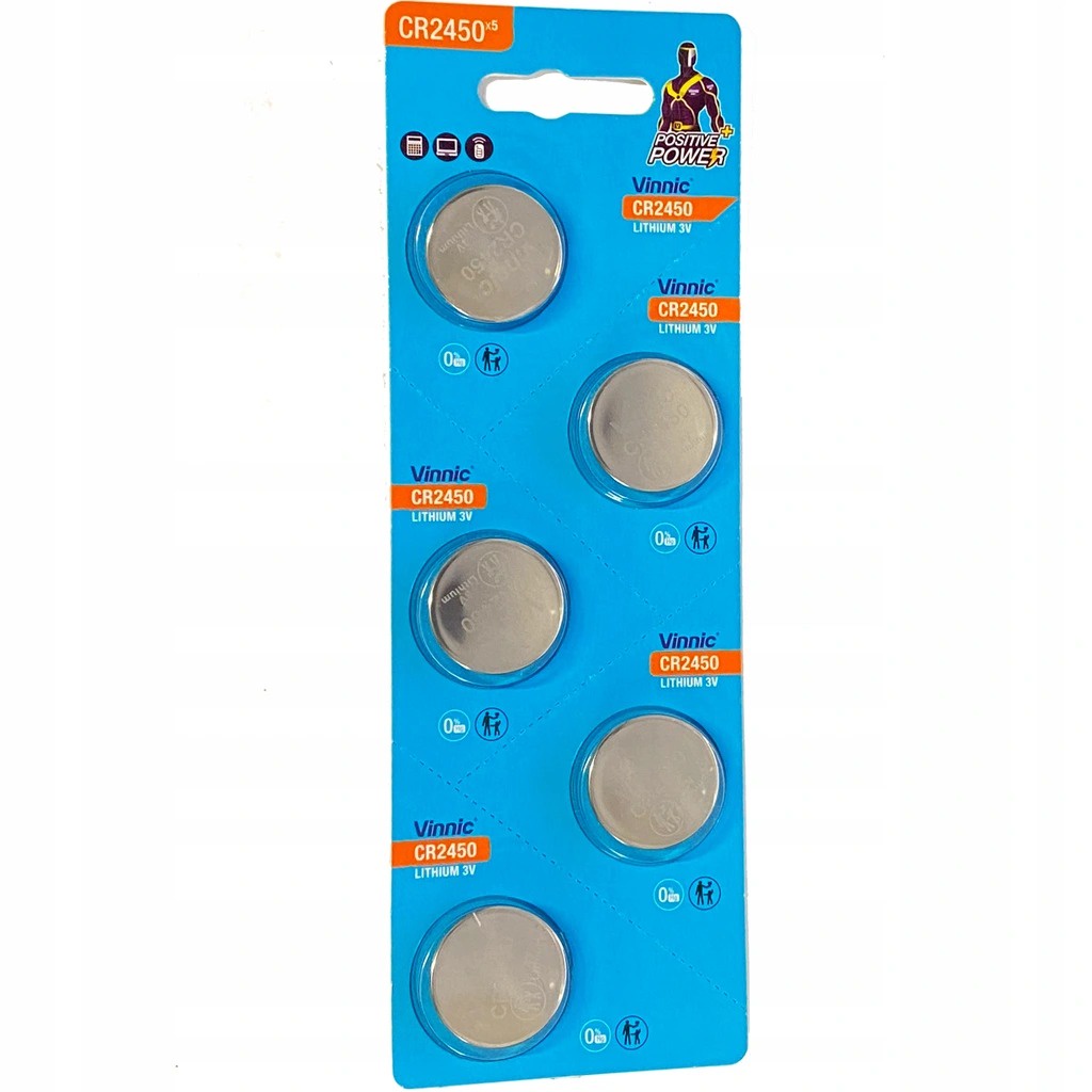 ถ่านกระดุม Vinnic CR2450 3V ของแท้ สามารถออกใบกำกับภาษีได้ | Shopee Thailand