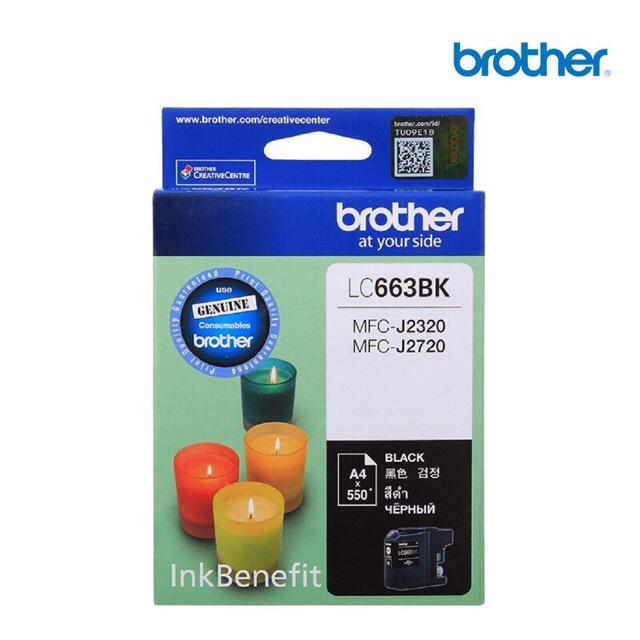 Brothter LC-663BK BLACK INK CARTRIDGE FOR MFC-J2320, MFC-J2720 (550PAGES) | Shopee Thailand