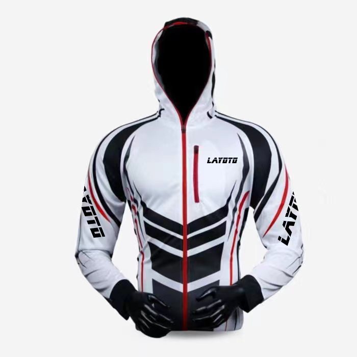LAYOTO Men Fishing Jacket เสื้อตกปลาสำหรับผู้ชาย ที่คลุมด้วยผ้า เสื้อ ...