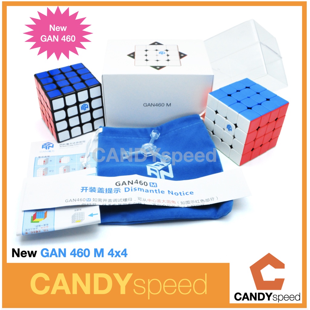 [E-TAX] New GAN 460 M | รูบิค Cube 4x4 Rubik Cube มีแม่เหล็ก | By ...