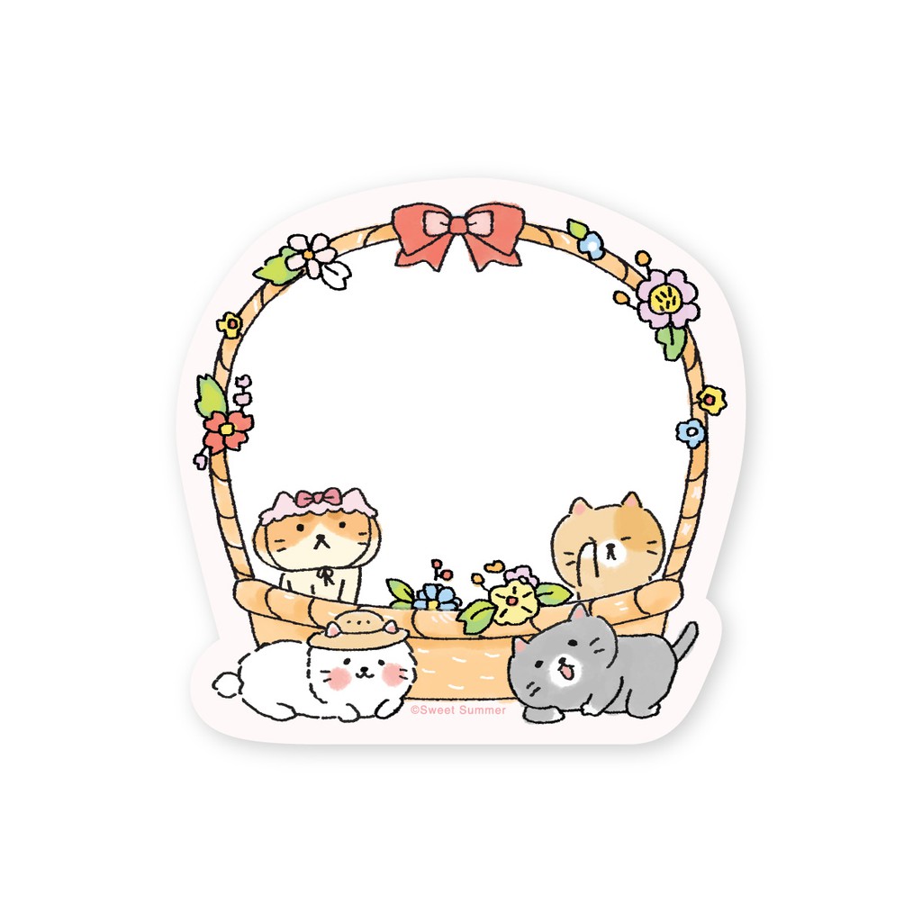 สวีทซัมเมอร์ : กระดาษอวยพร : ชุดที่ 1 : ลาย Little Amiko / Cat Company ...