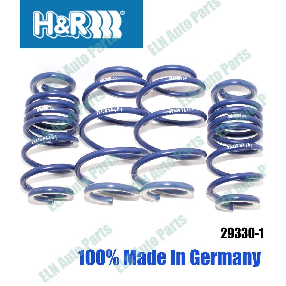 H&R สปริงโหลด (lowering spring) HONDA JAZZ GD ปี 2001 เตี้ยลง 30 มิล ...