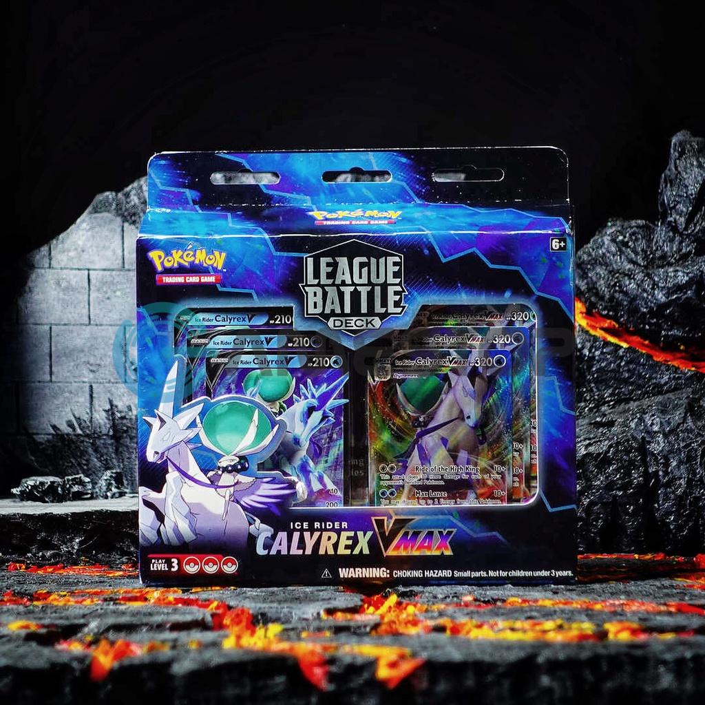 Pokemon TCG Ice Rider Calyrex VMAX League Battle Deck พร ้ อมเล ่ นเวอร ...