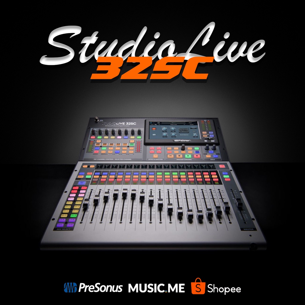 ดิจิตอล มิกเซอร์ PreSonus StudioLive 32SC | Shopee Thailand
