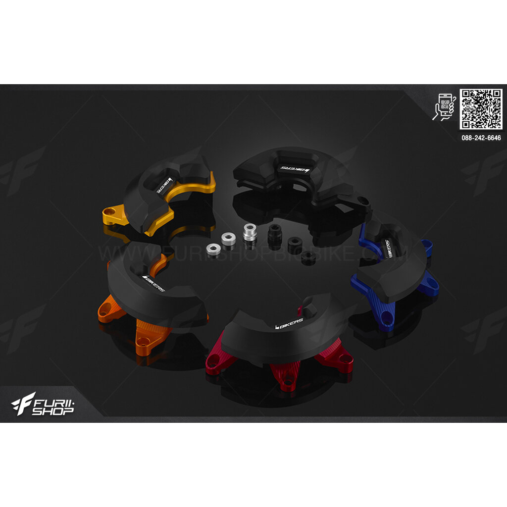 ชุดกันล้มเครื่อง กันแคร้ง Engine Guard Set (Left) Bikers Yamaha YZF-R15 ...
