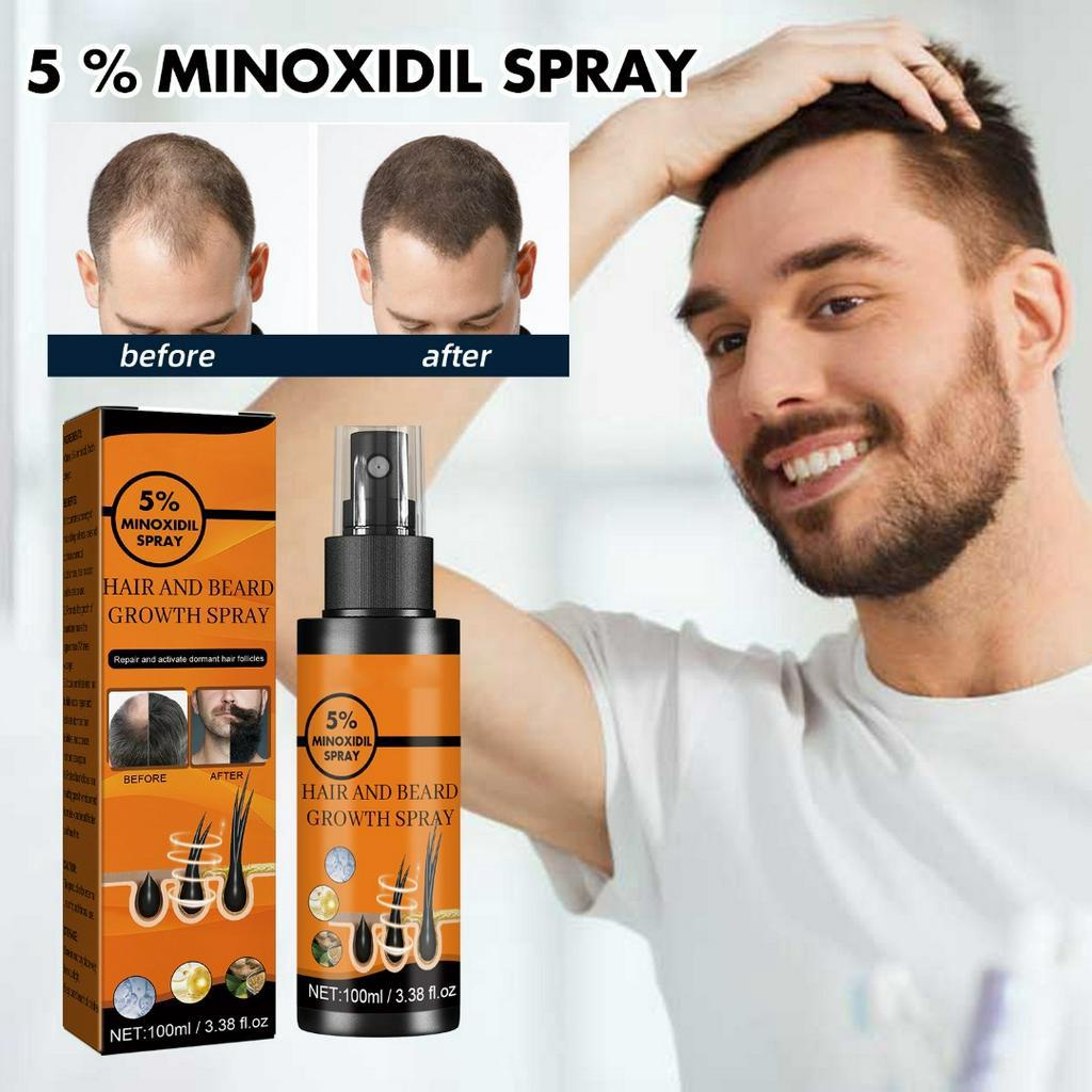 Minoxidil สเปรย์ปลูกผม 5% สําหรับผู้ชาย ผู้หญิง 100 มล. | Shopee Thailand