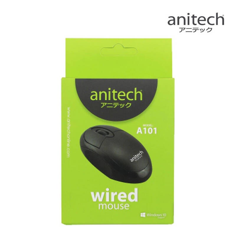 Mouse Anitech Optical รุ่น A101 แบบสายUSB | Shopee Thailand