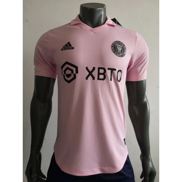 Inter MIAMI PINK HOME KIT 23-24 JERSEY [PLAYER ISSUE] | Shopee Thailand