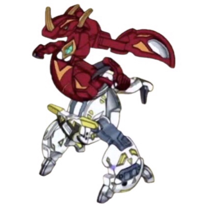 BAKUGAN BAKU SKY RAIDERS AEROBLITZ 2-N-1 PYRUS FUSION DRAGONOID ...
