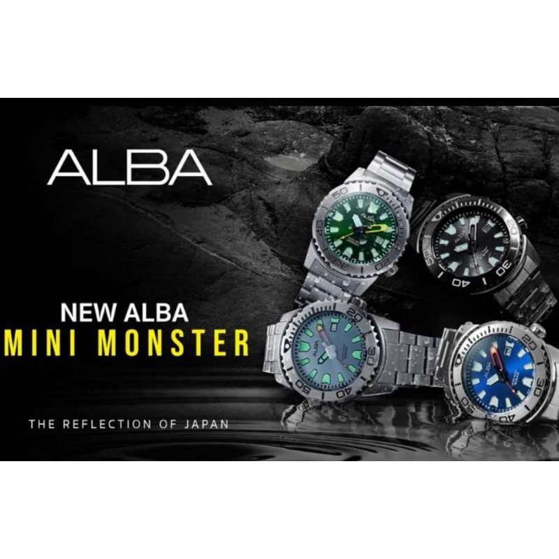 นาฬิกาข้อมือผู้ชาย Alba monster ระบบ QUARTZ ใส่ถ่าน | Shopee Thailand