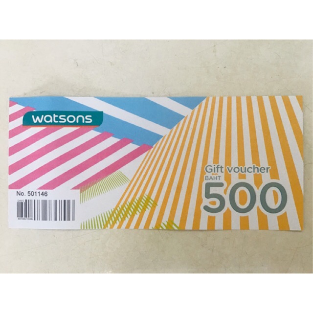 คูปองแทนเงินสดวัตสัน 2ใบ Watsons Gift Voucher | Shopee Thailand