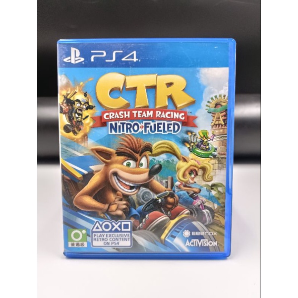 PS4 แผ่น ps4 CTR Crash Team Racing เล่นได้ 1-4 คน ในจอเดียว เหมาะสำหรับ ...