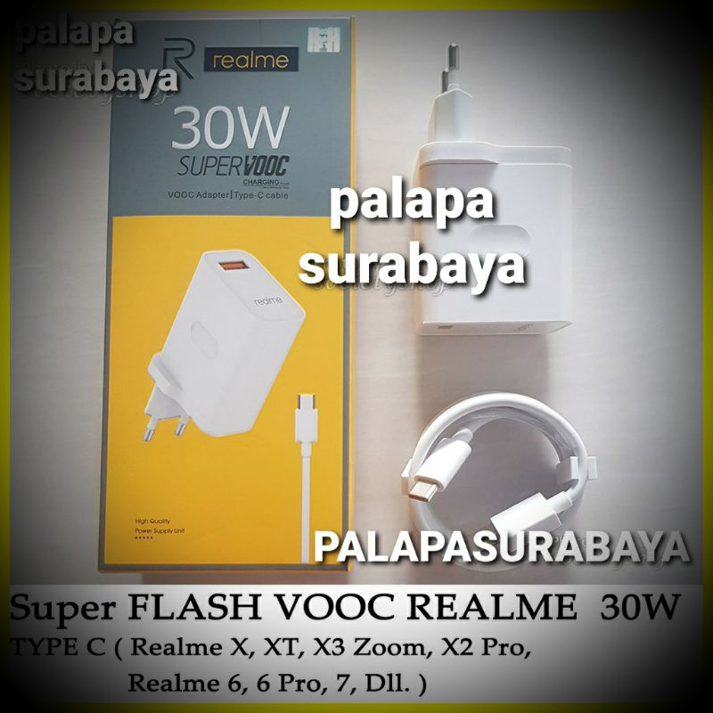 เครื่องชาร์จ Realme 6 6s 6 Pro 7 8 X2 X3 X3 Super Zoom X50 VOCOC 30W ...