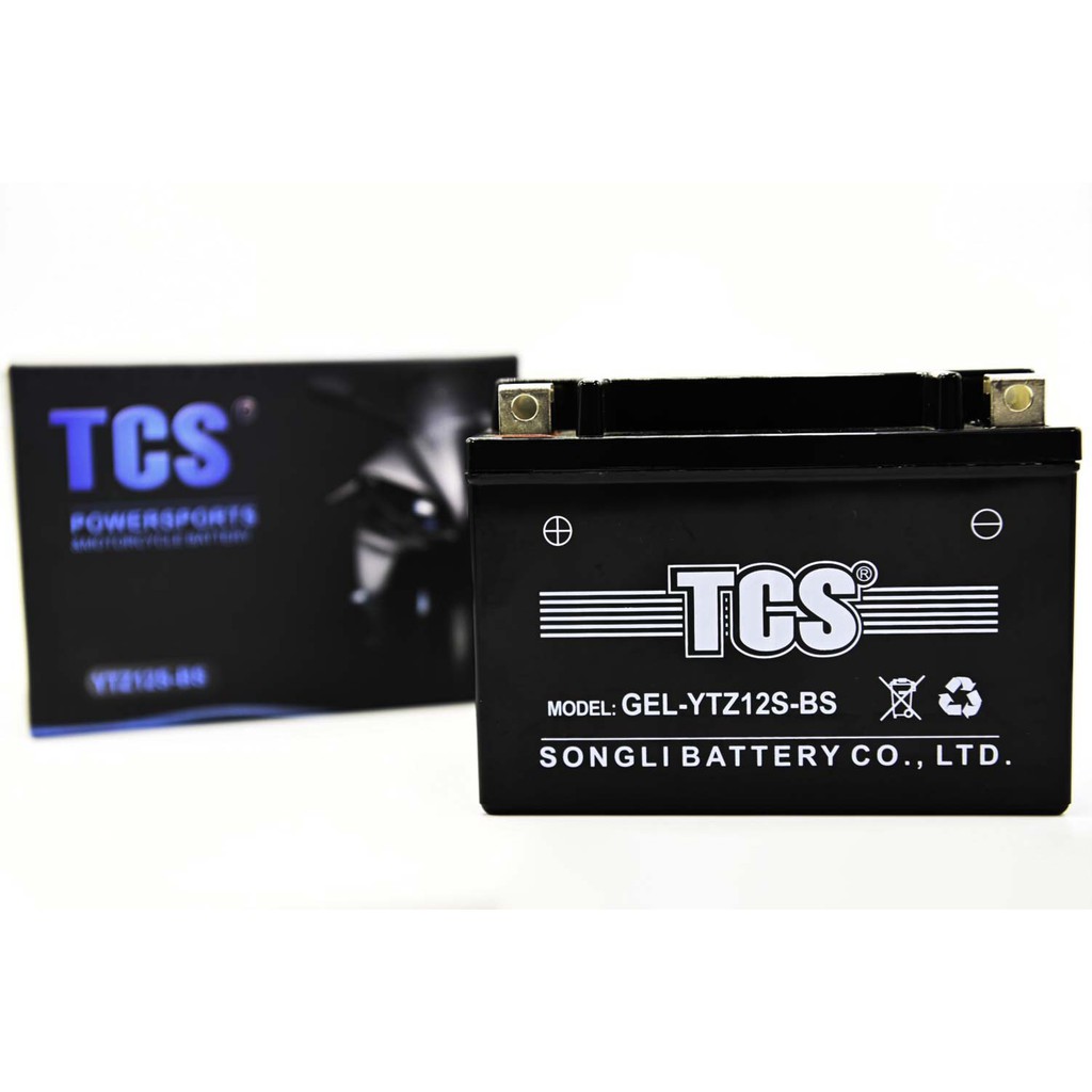 แบตเตอรี่มอเตอร์ไซด์ TCS รุ่น YTZ12S-BS 12V11AH | Shopee Thailand